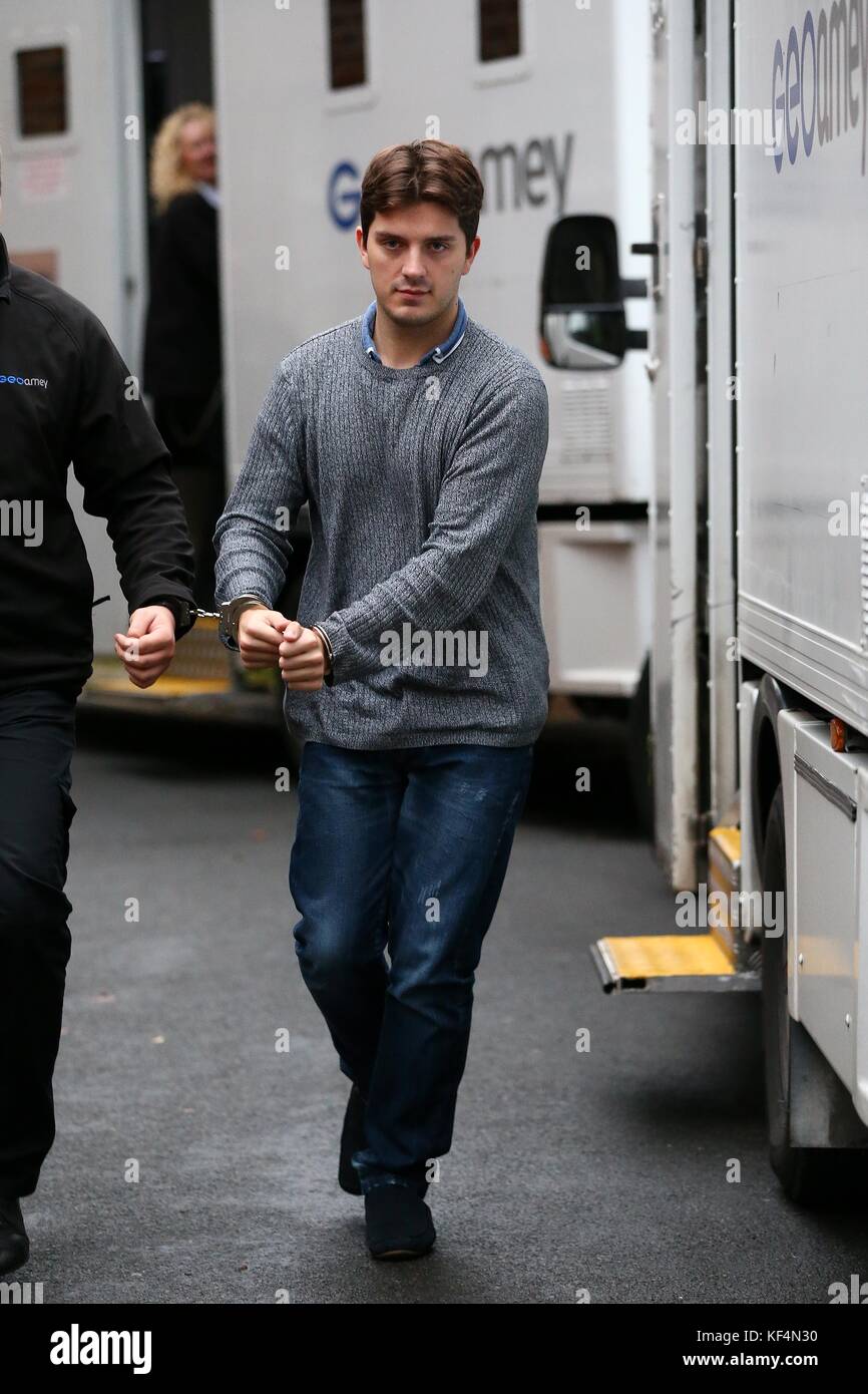 Daryll Rowe arrives at Lewes Crown Court. Rowe is accused of ...