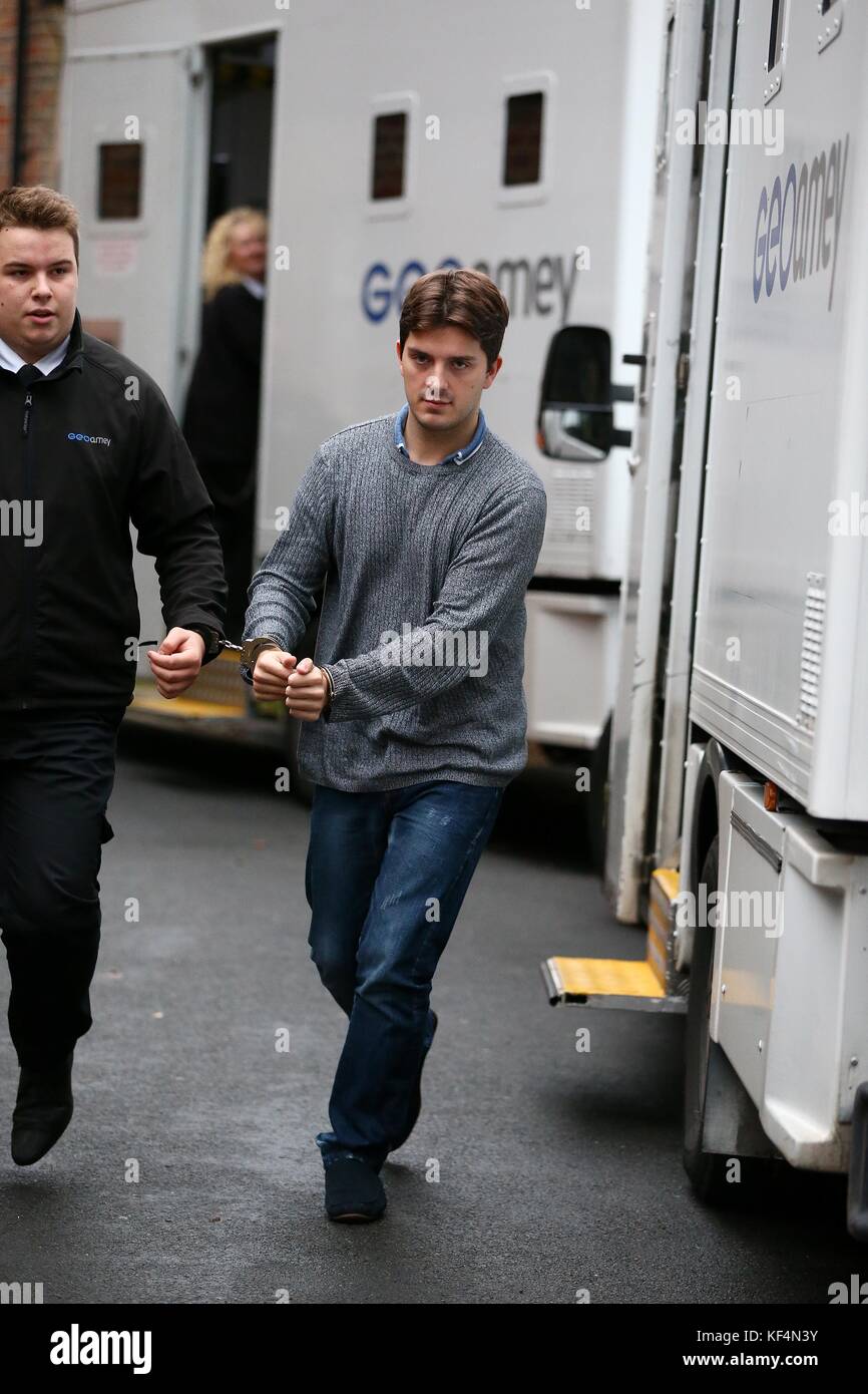 Daryll Rowe arrives at Lewes Crown Court. Rowe is accused of ...