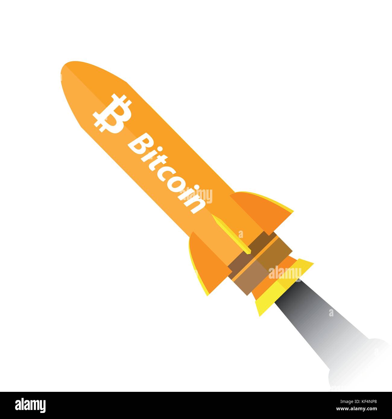 Rocket icon flat vector Stock Vector Images - Alamy