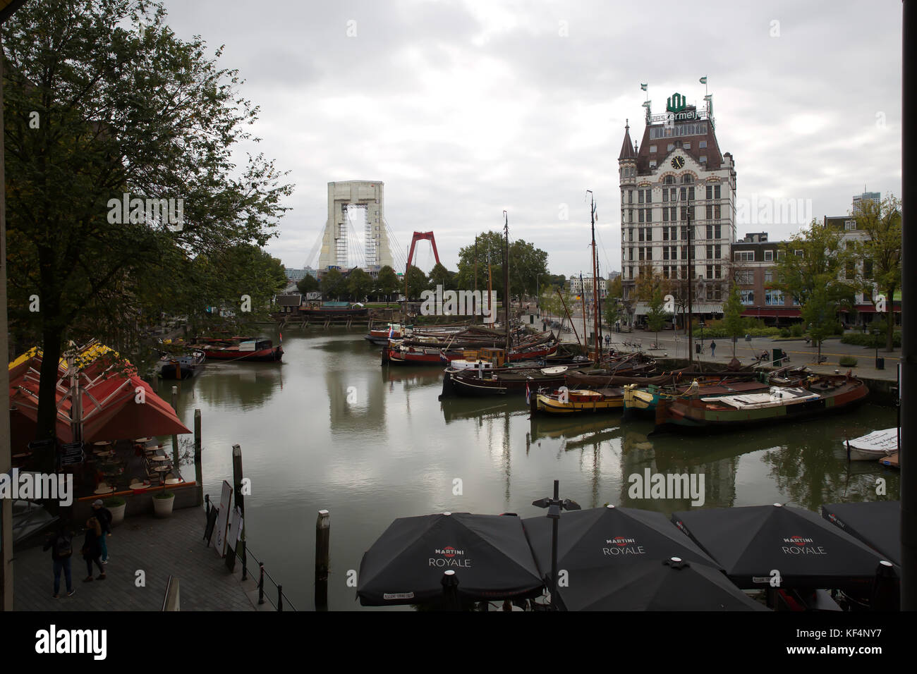 Wooden Boats in Oude Haven Rotterdam, Holland Stock Photo - Alamy