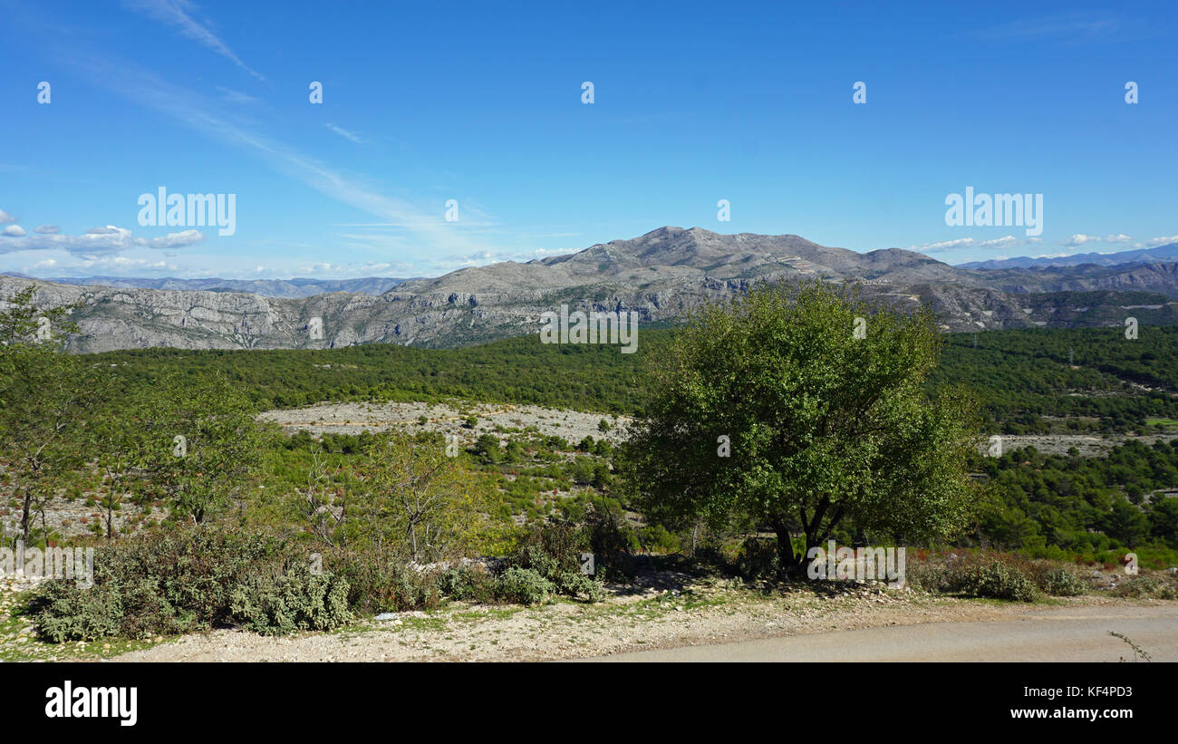 amazing wide landscape on a mountain in dubrovnik Stock Photo - Alamy