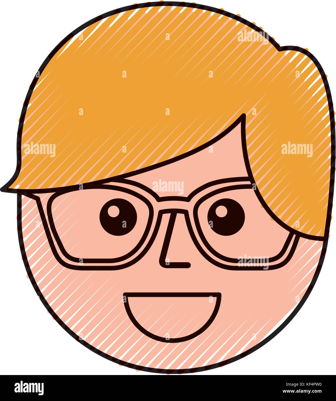 happy young boy avatar member community Stock Vector Image & Art - Alamy
