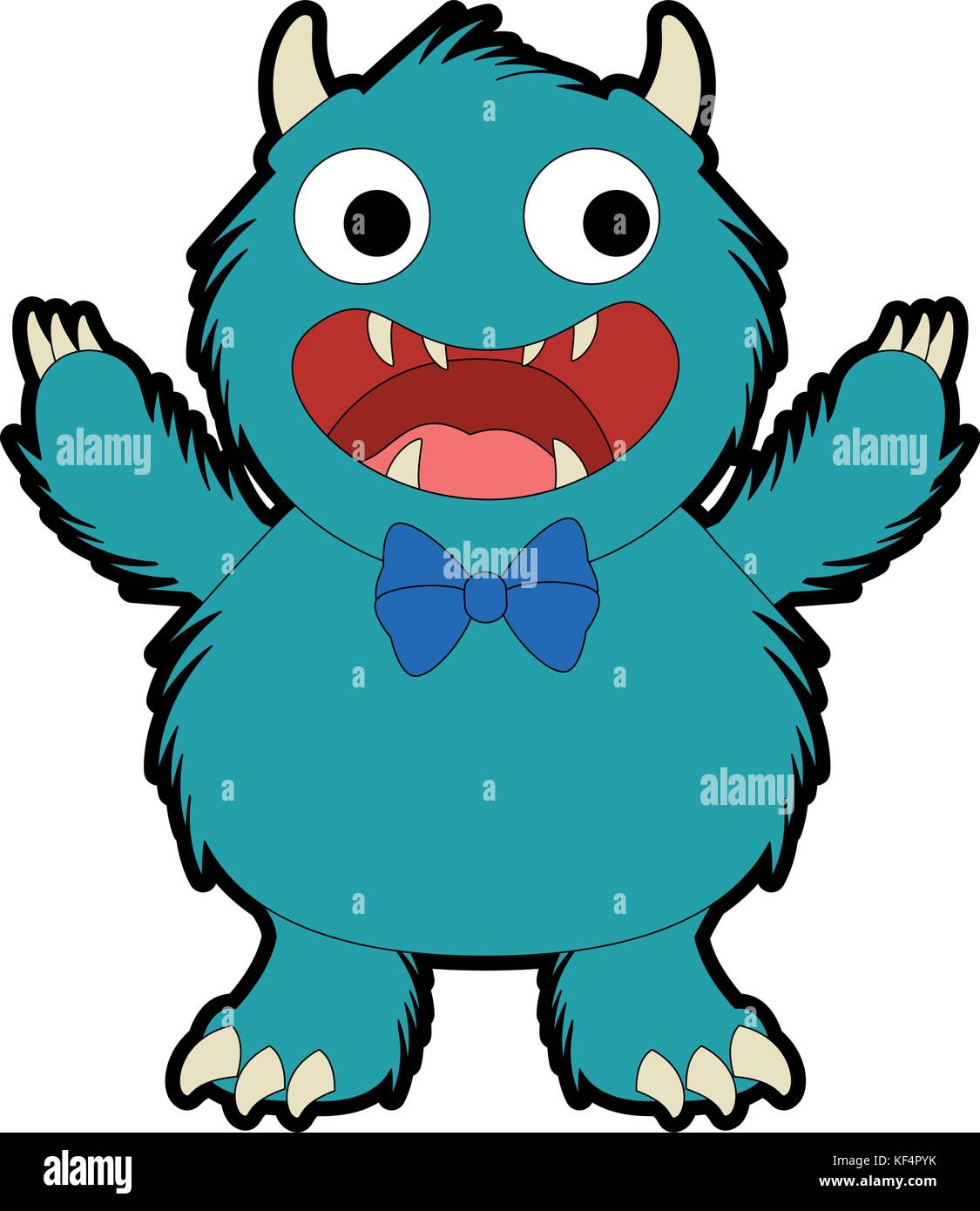 male furry monster character Stock Vector Image & Art - Alamy