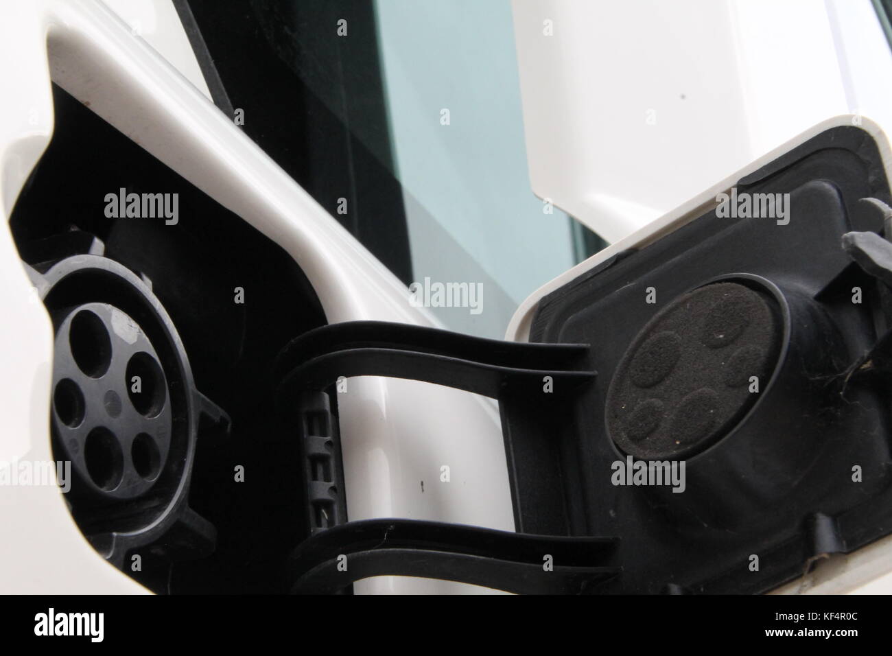 Mia Electric car details Stock Photo - Alamy