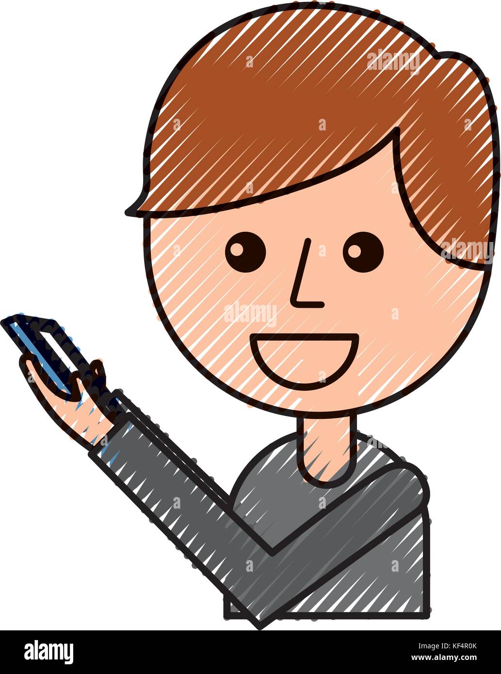 cartoon boy holding mobile phone device Stock Vector Image & Art - Alamy cartoon boy holding mobile phone device Stock Vector Image & Art - Alamy