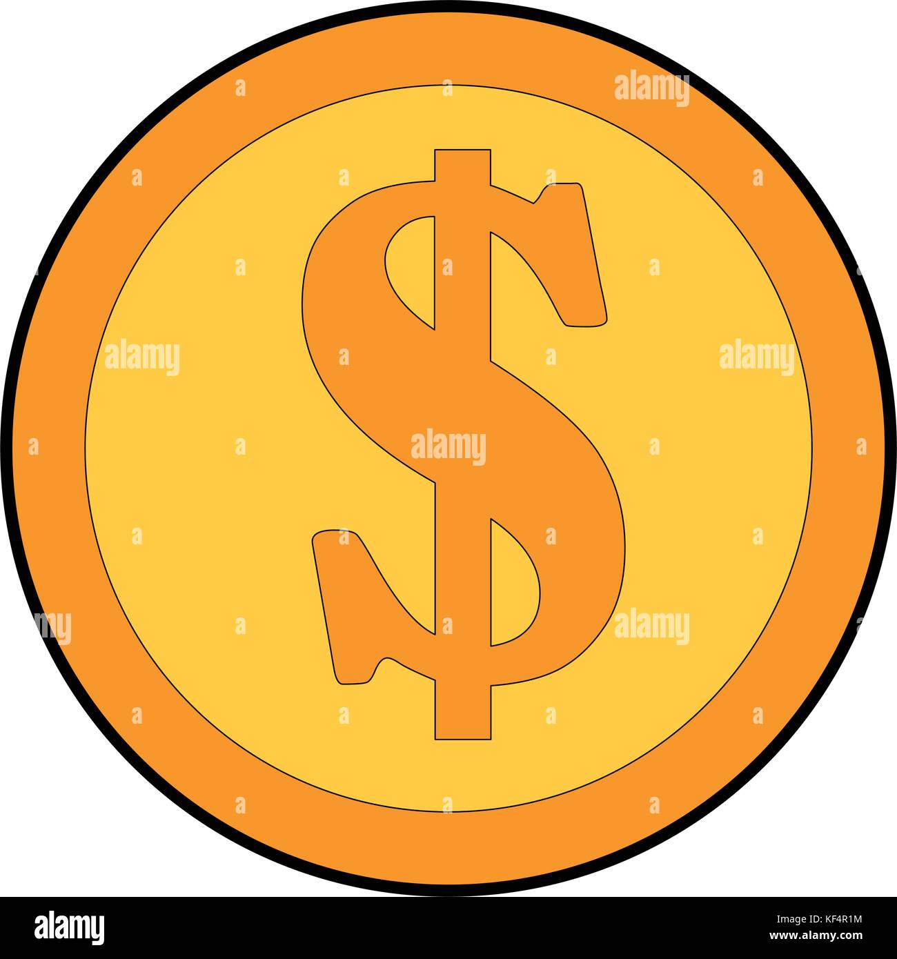 coin money isolated icon Stock Vector Image & Art - Alamy