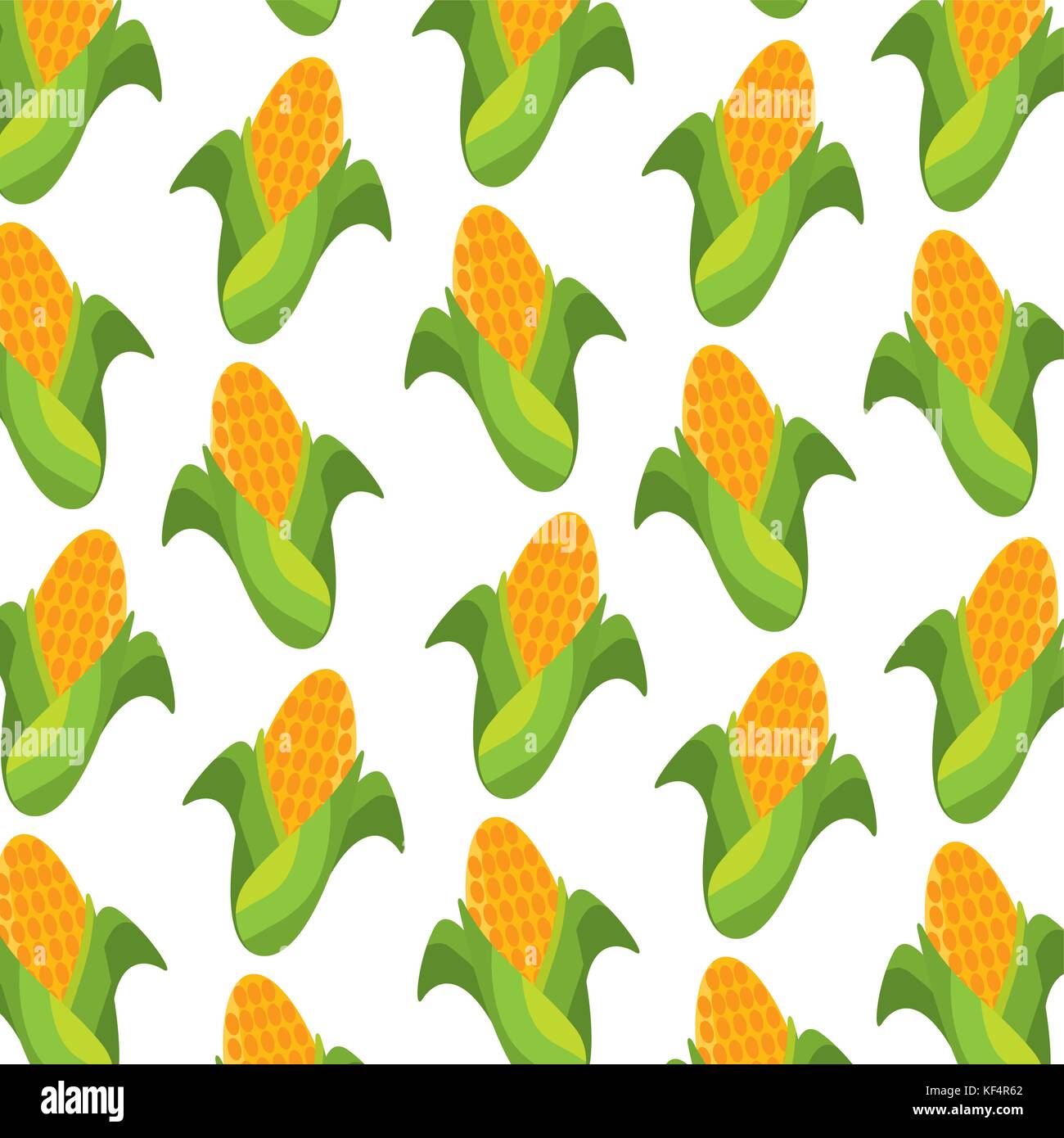 sweet corn cartoon thanksgiving day seamless pattern Stock Vector Image ...