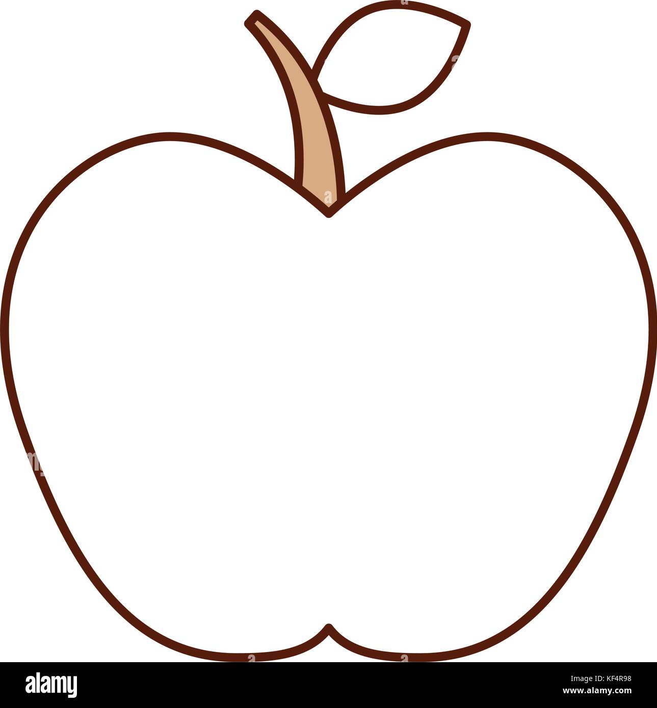 fresh fruit apple food healthy menu Stock Vector Image & Art - Alamy