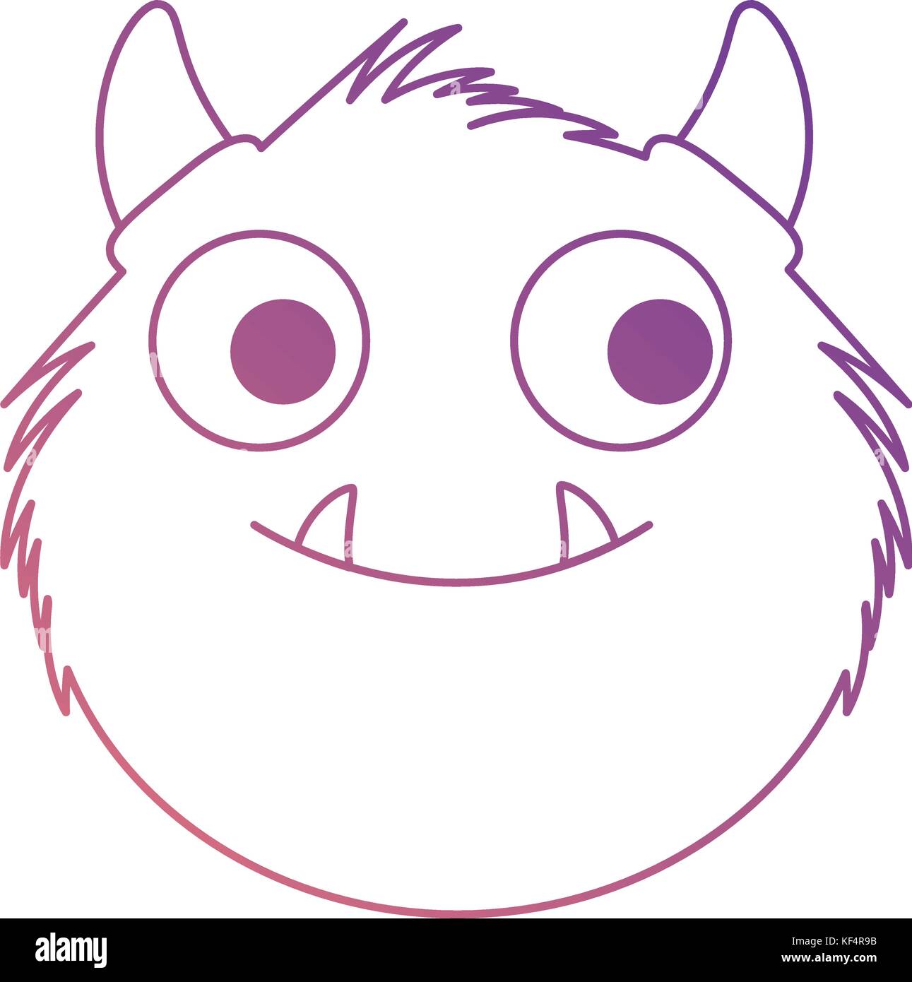 male furry monster character Stock Vector Image & Art - Alamy