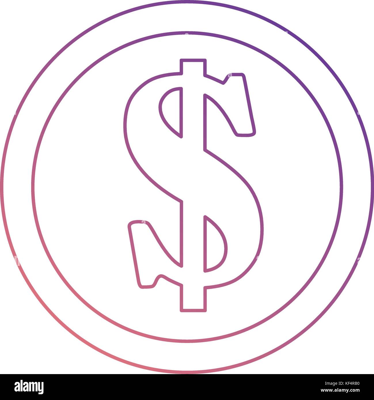 coin money isolated icon Stock Vector Image & Art - Alamy