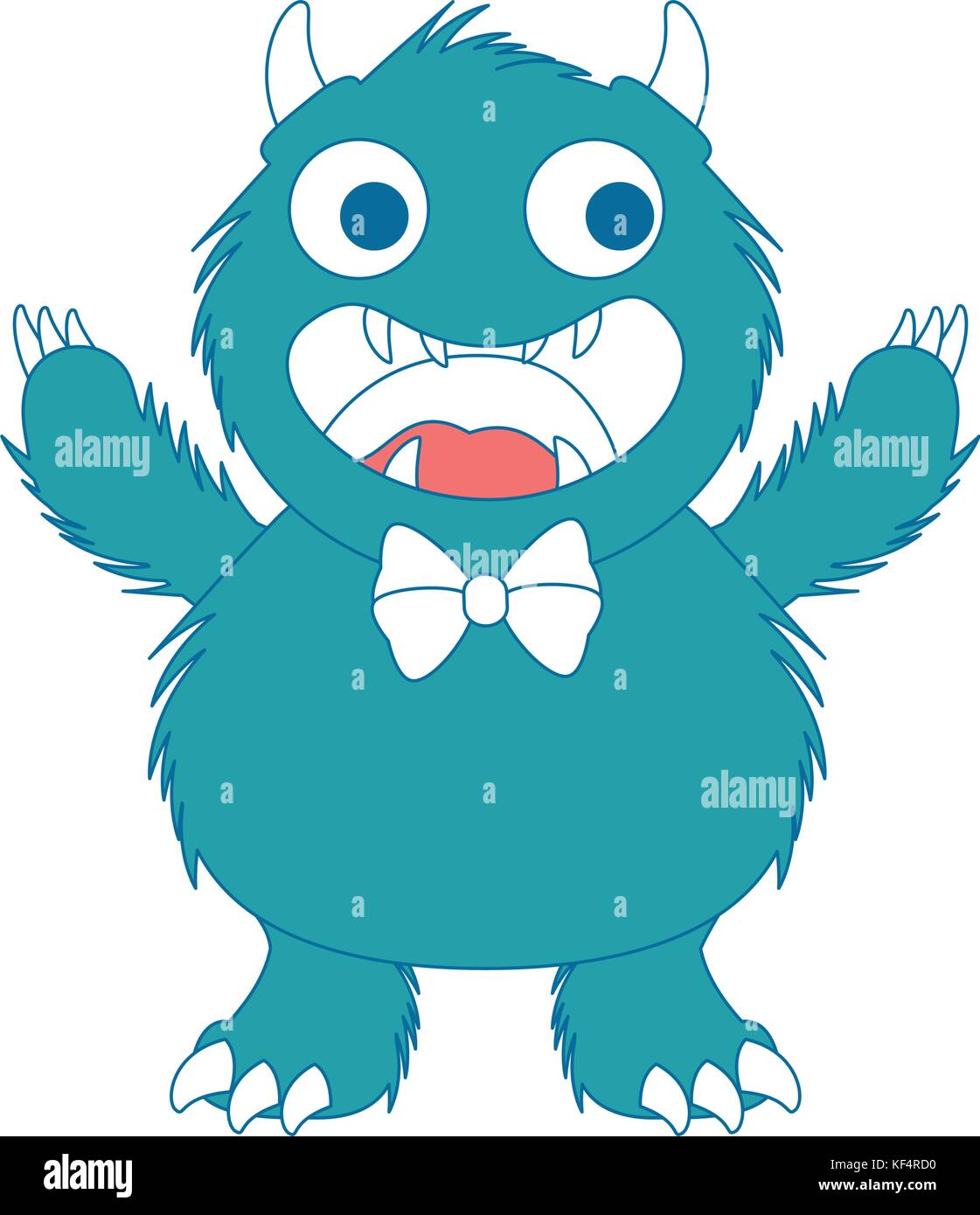 male furry monster character Stock Vector Image & Art - Alamy