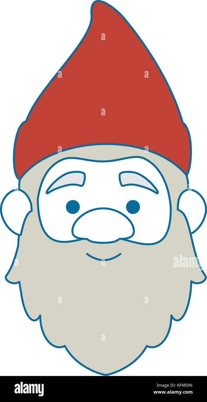 cute gnome head character Stock Vector Image & Art - Alamy