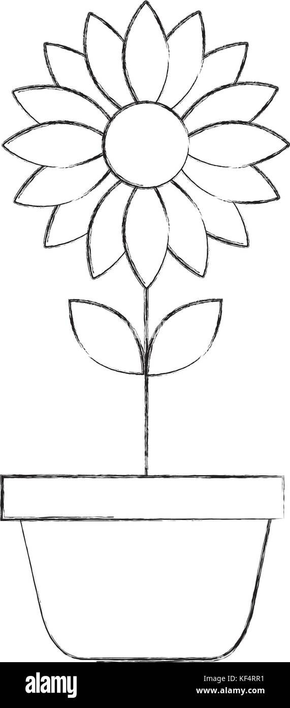 Garden flower pot base Stock Vector Images - Alamy
