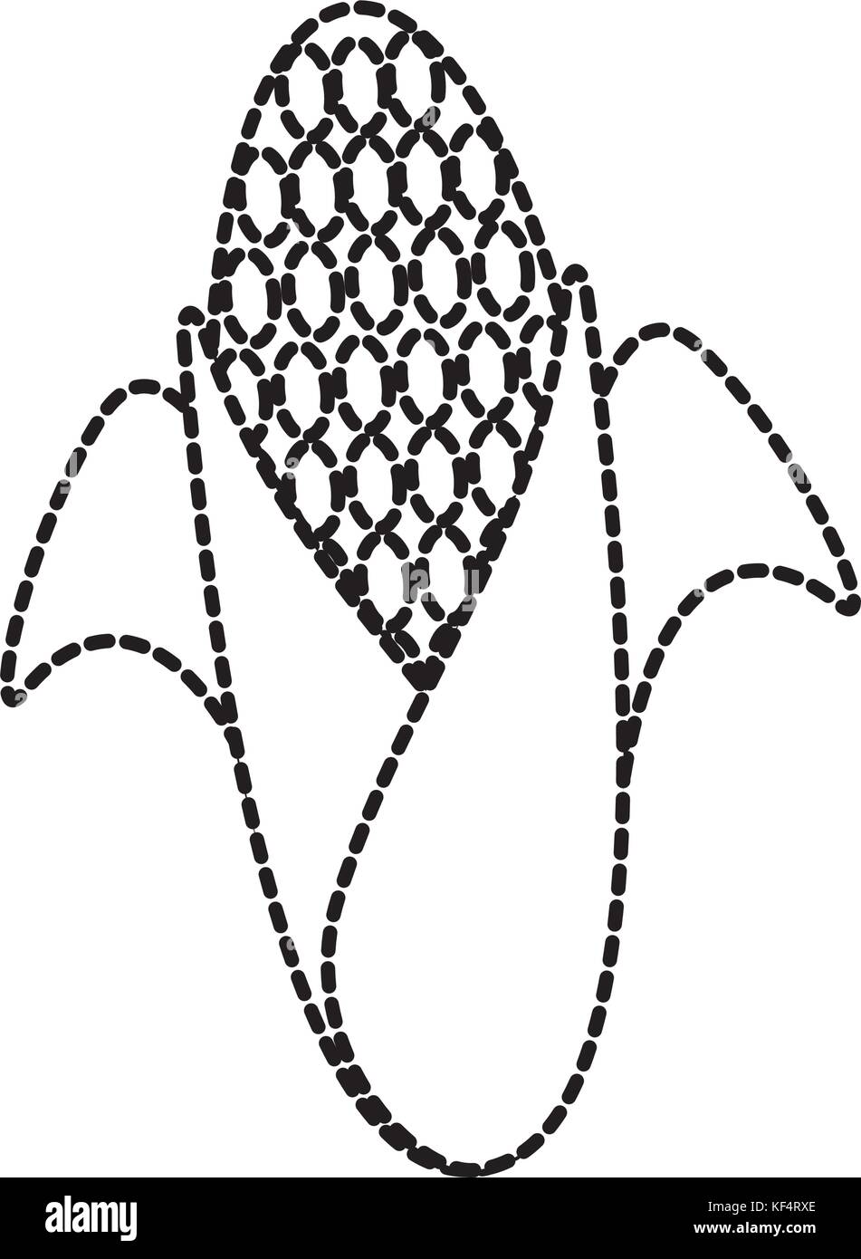 sweet corn cartoon thanksgiving day symbol Stock Vector Image & Art - Alamy