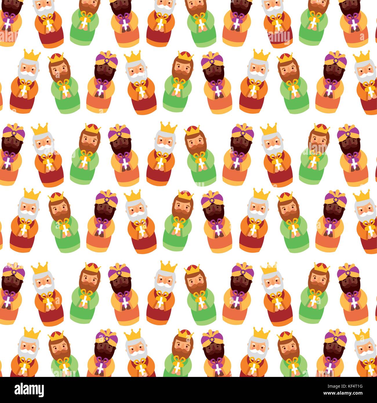 wise king christmas presents to jesus seamless pattern image Stock ...