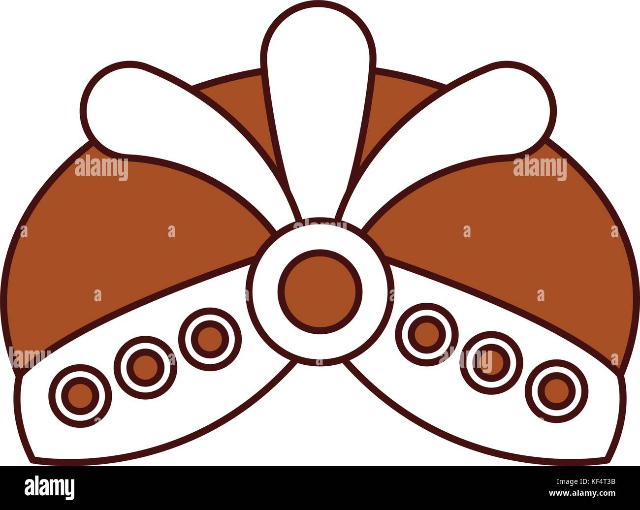 cartoon hat with jewelry king icon Stock Vector Image & Art - Alamy