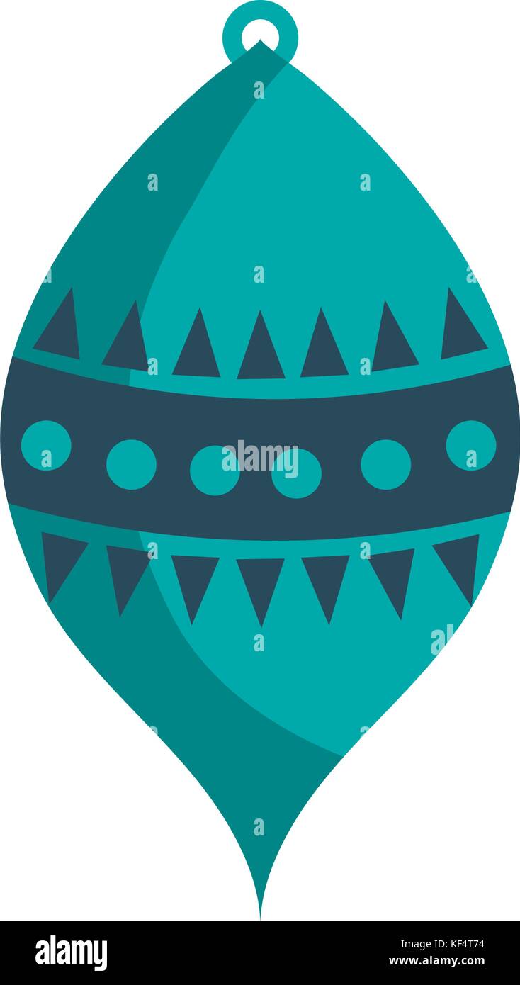 christmas ball icon over white background vector illustration Stock ...