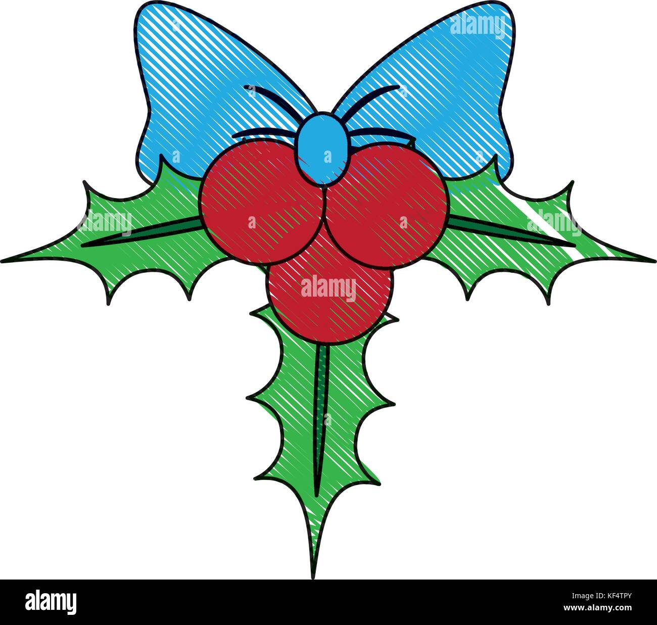 mistletoe icon over white background vector illustration Stock Vector ...