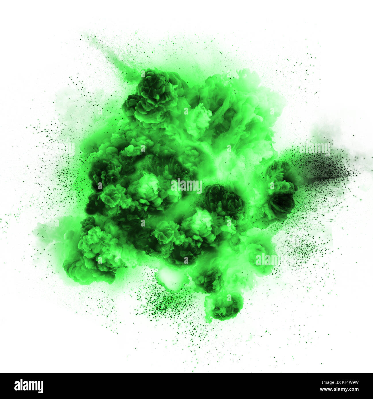 Explosion debris powder Cut Out Stock Images & Pictures - Alamy