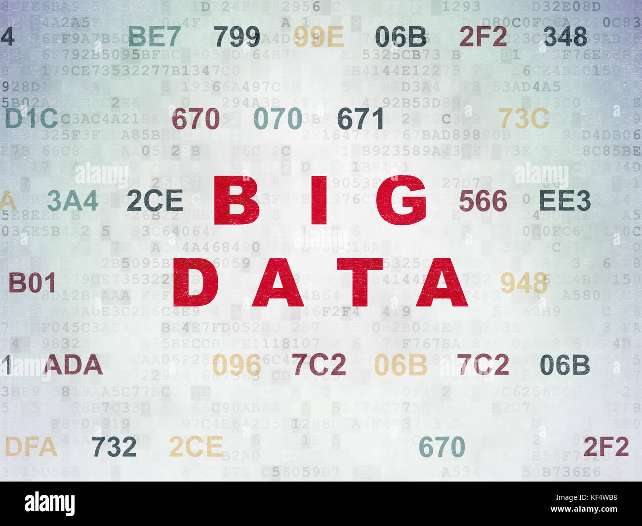 Data concept: Big Data on Digital Data Paper background Stock Photo - Alamy