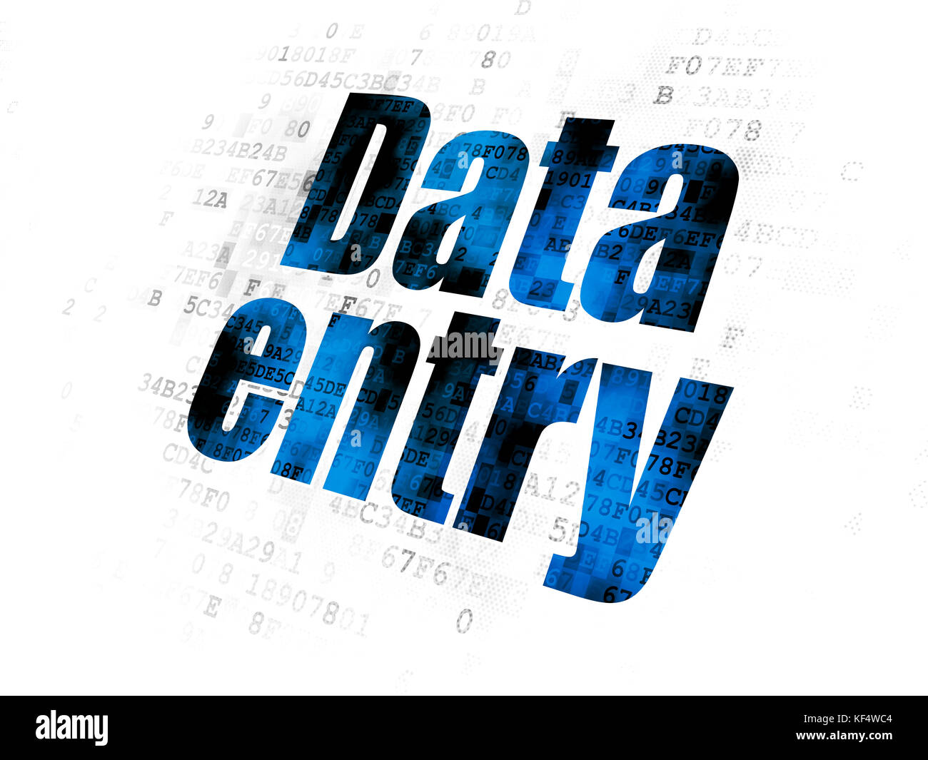 Data concept: Data Entry on Digital background Stock Photo - Alamy