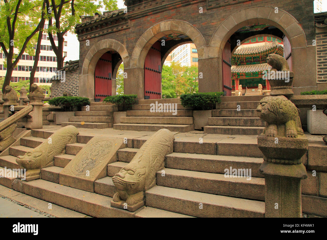 South Korea, Seoul, Hwangudan Altar Stock Photo - Alamy