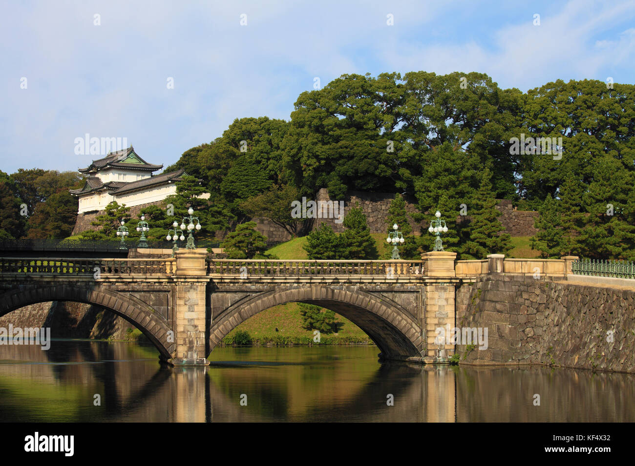 Japan, Tokyo, Imperial Palace, Nijubashi Bridge Stock Photo - Alamy