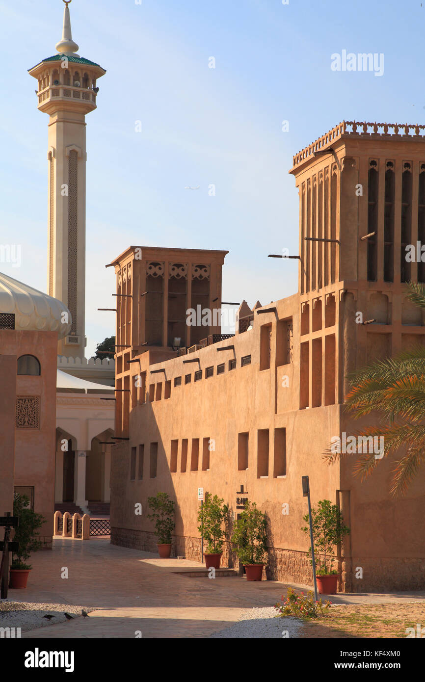 United Arab Emirates, Dubai, Bastakia Quarter, historic traditional ...