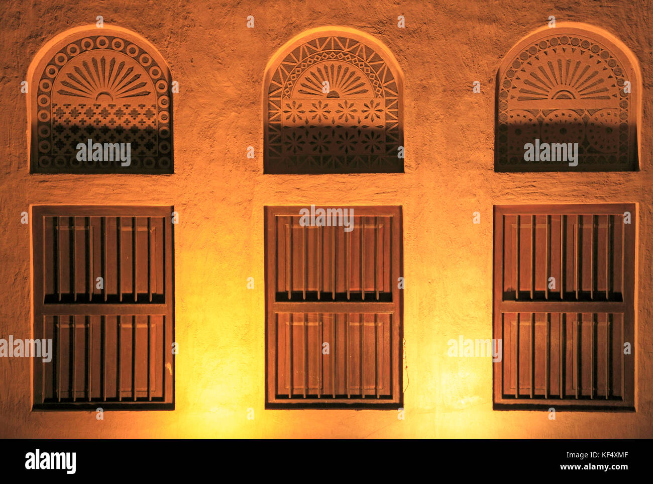United Arab Emirates, Dubai, Bastakia Quarter, windows Stock Photo - Alamy