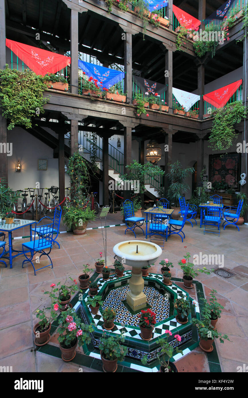 Spain, Andalusia, Seville, patio, traditional architecture Stock Photo ...