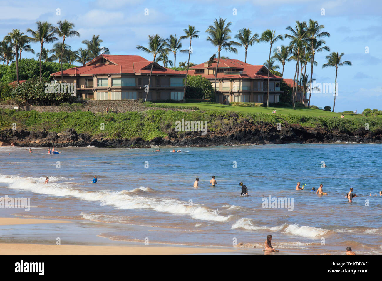 Hawaii, Maui, Wailea, beach, people Stock Photo - Alamy