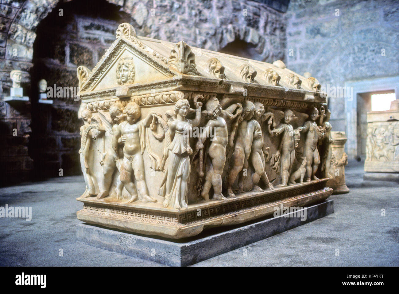Turkey, province of Antalya, Side, Side museum Stock Photo - Alamy