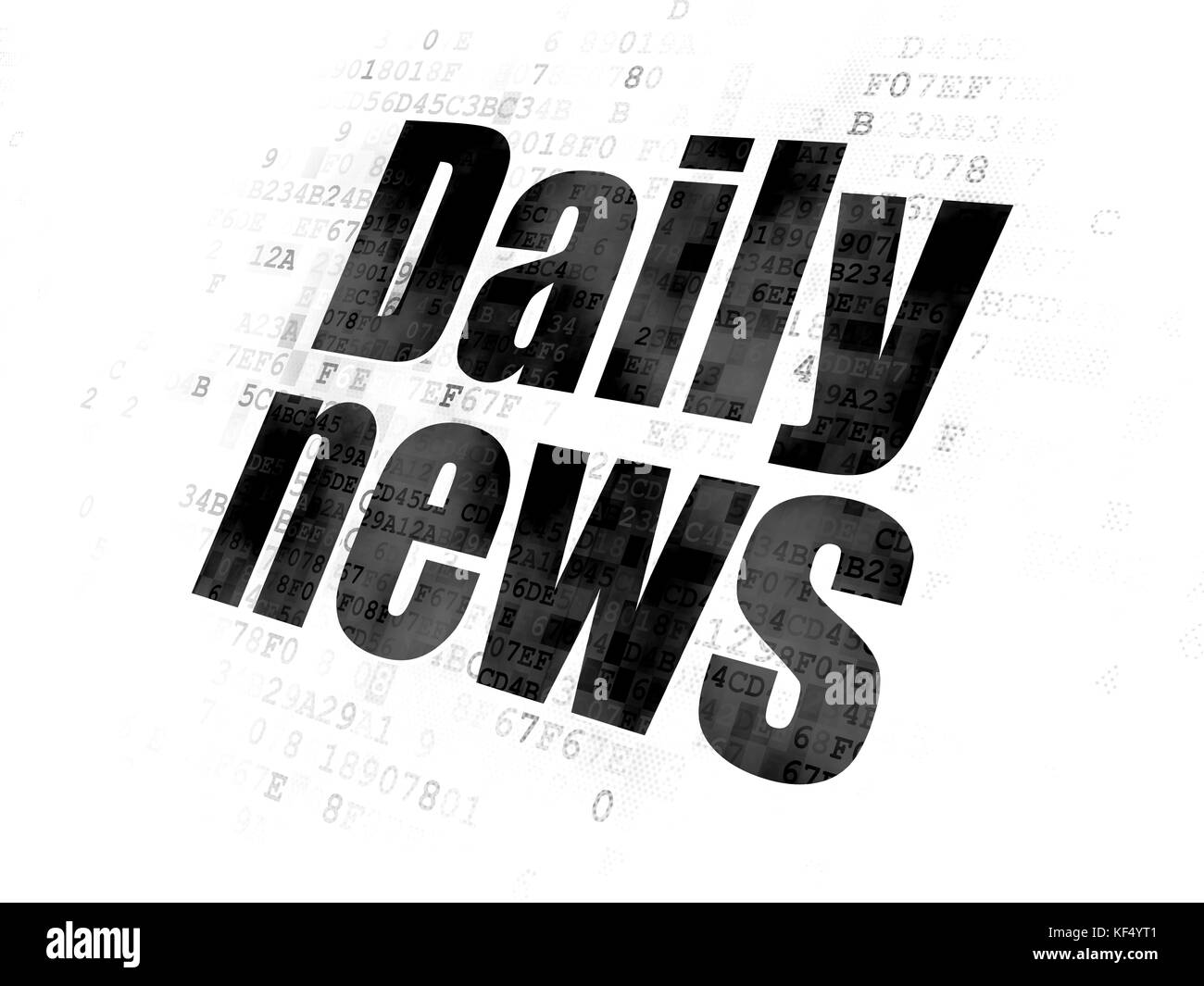 News concept: Daily News on Digital background Stock Photo - Alamy