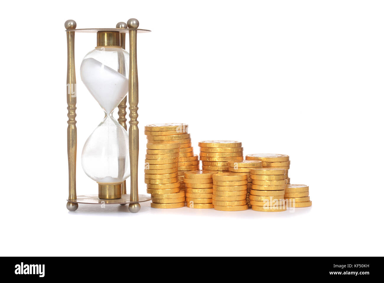 Concept time savings investment Cut Out Stock Images & Pictures - Alamy