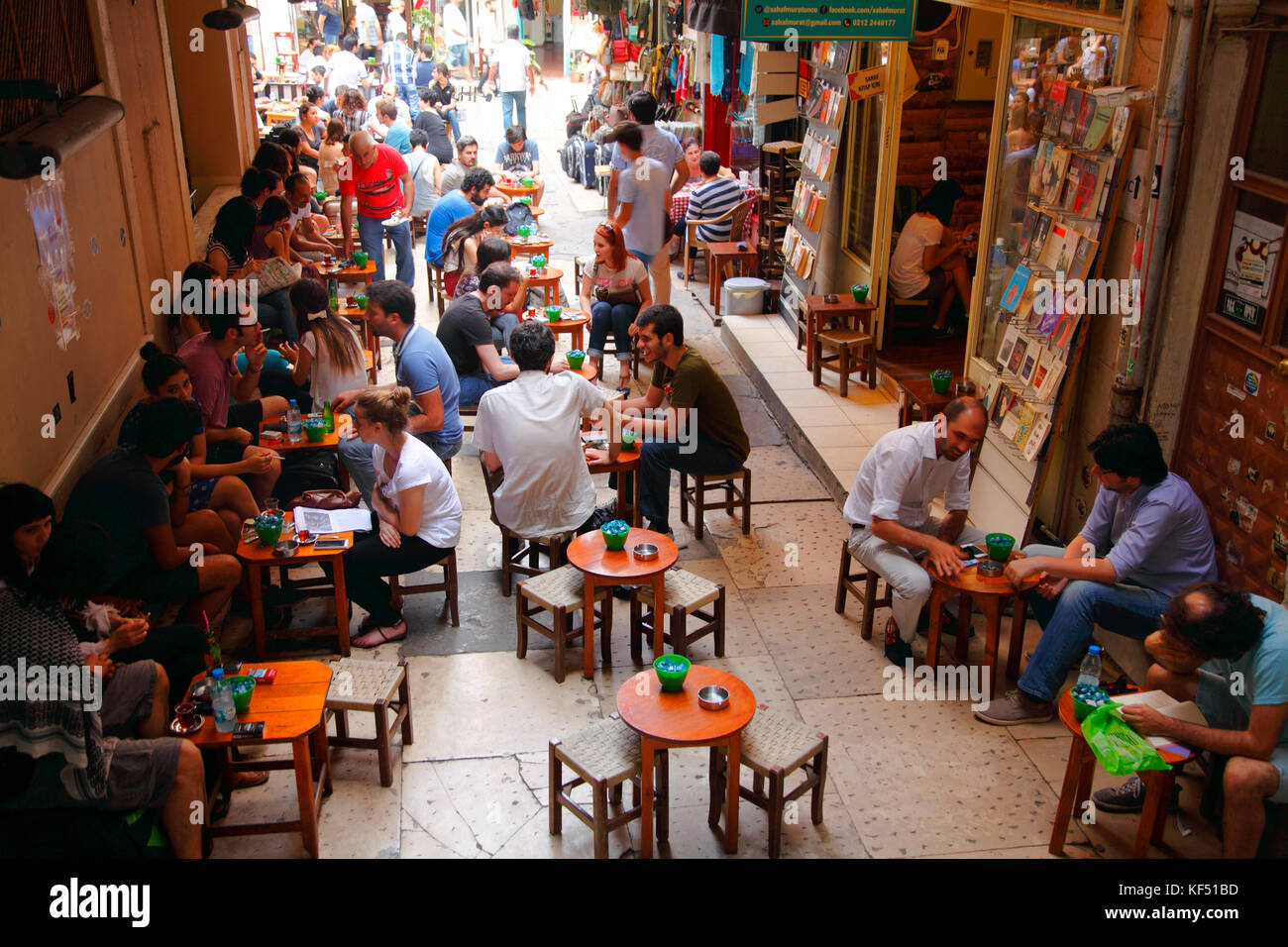 Turkey, Istanbul, Beyoglu district, Galatasaray quarter, Istiklal ...