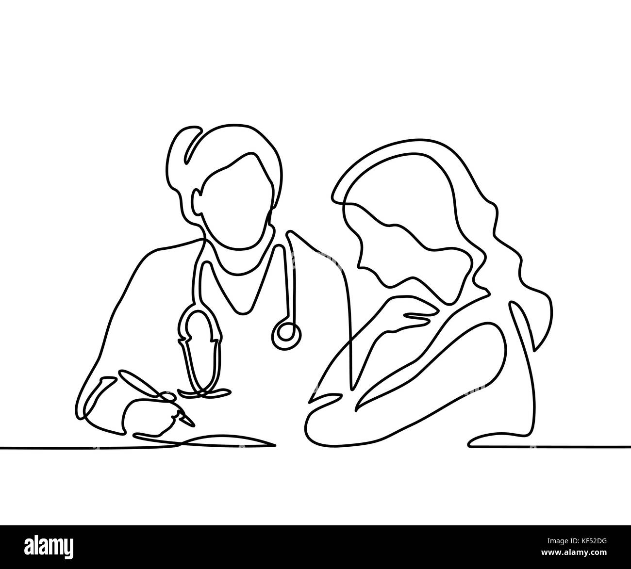 Girl Doctor Drawing For Kids