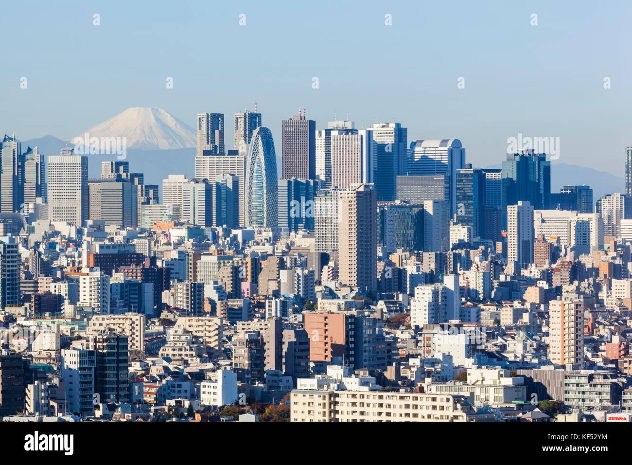 Honshu japan shinjuku tokyo skyline mt fuji hi-res stock photography and images - Alamy
