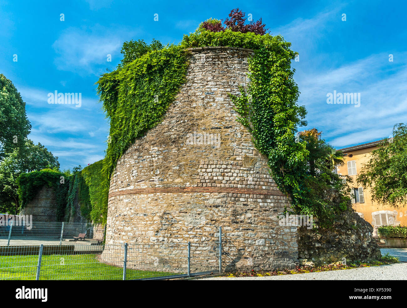 France, Landes, thermal city of Dax, remains of the Gallo-roman ...
