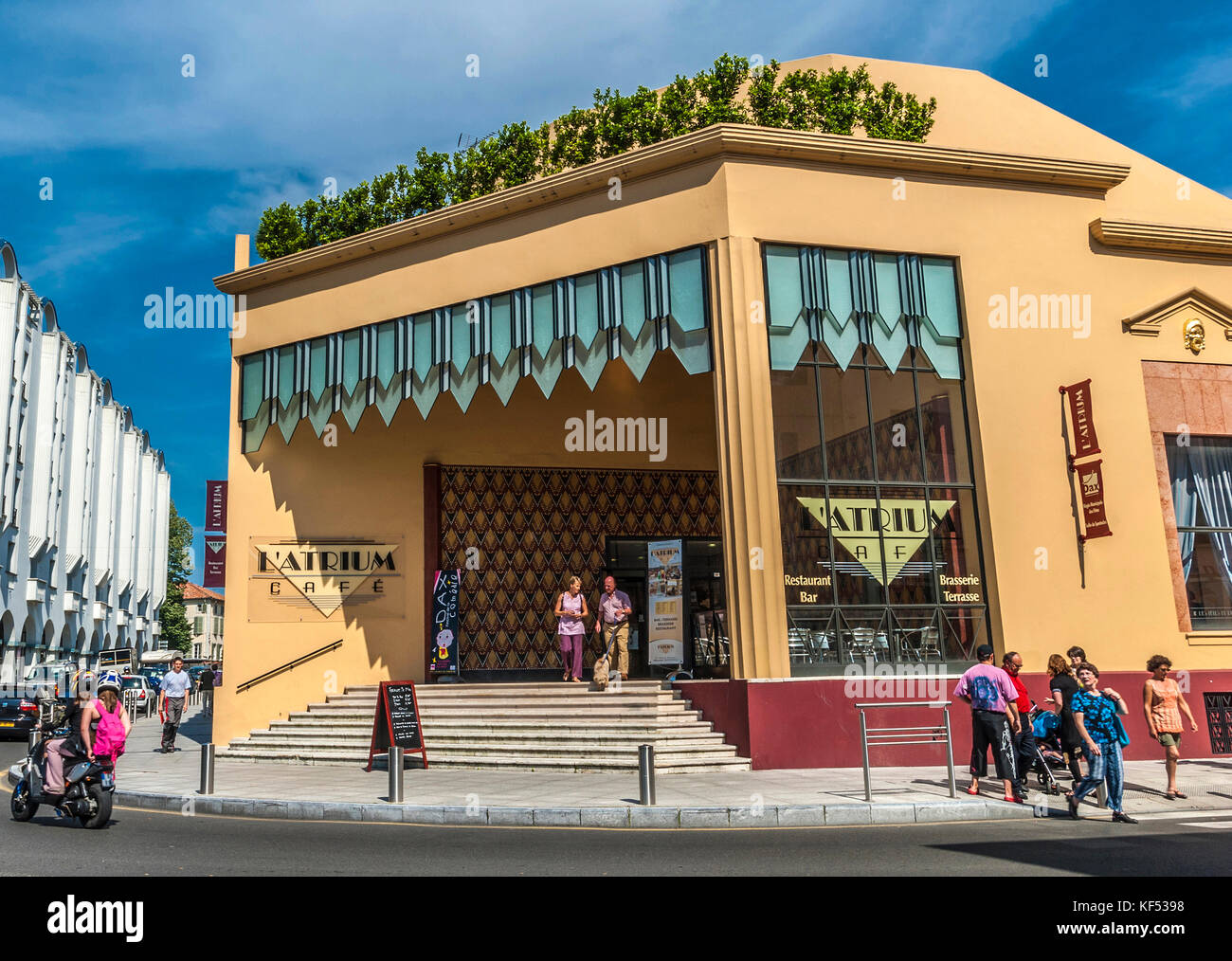 France, Landes, thermal city of Dax, Atrium performance hall ...