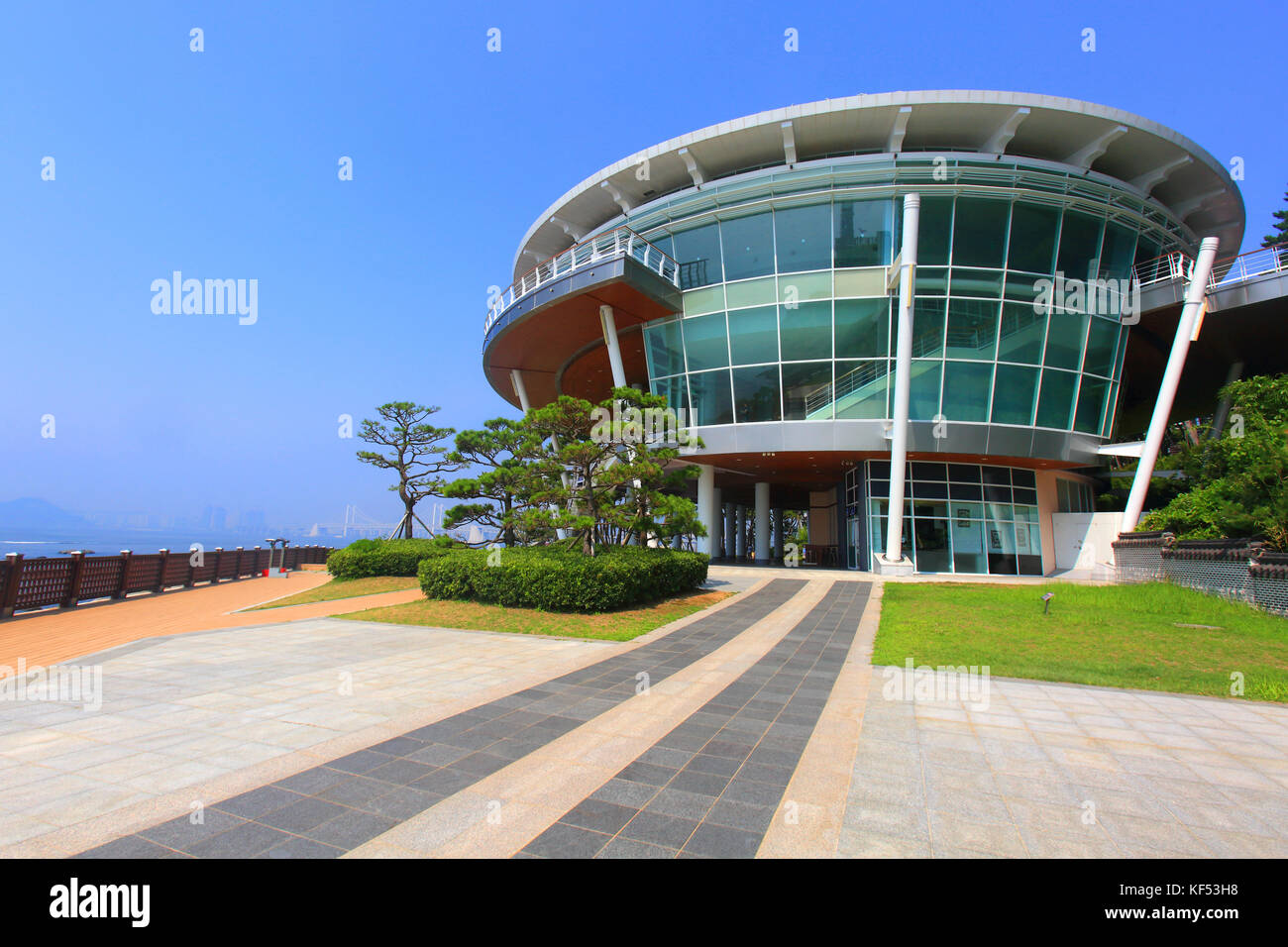 South Korea, Busan. Nurimaru APEC House Stock Photo - Alamy