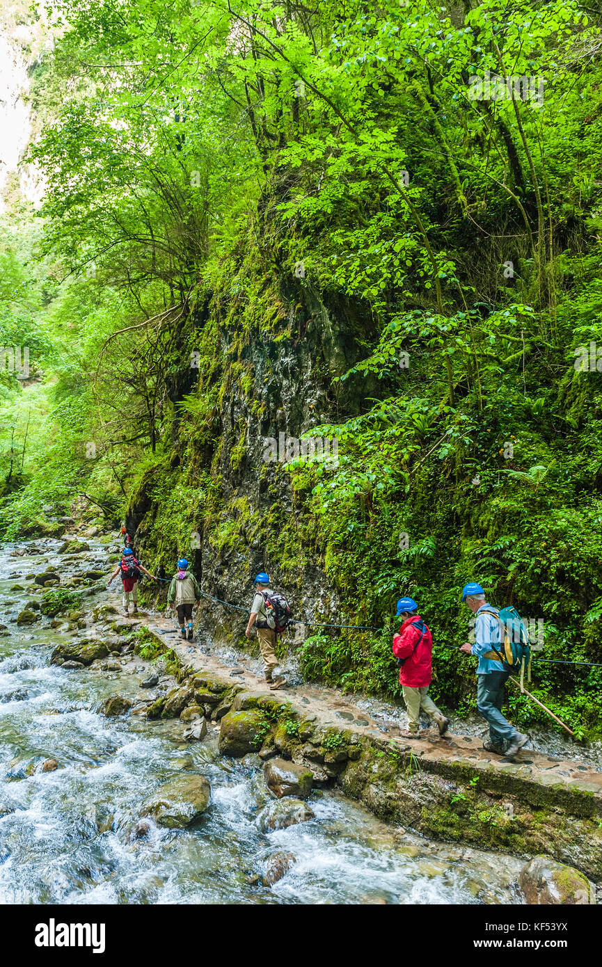 France, Pyrenees, Basque Country, Haute-Soule, Gorges de Kakuetta Stock ...