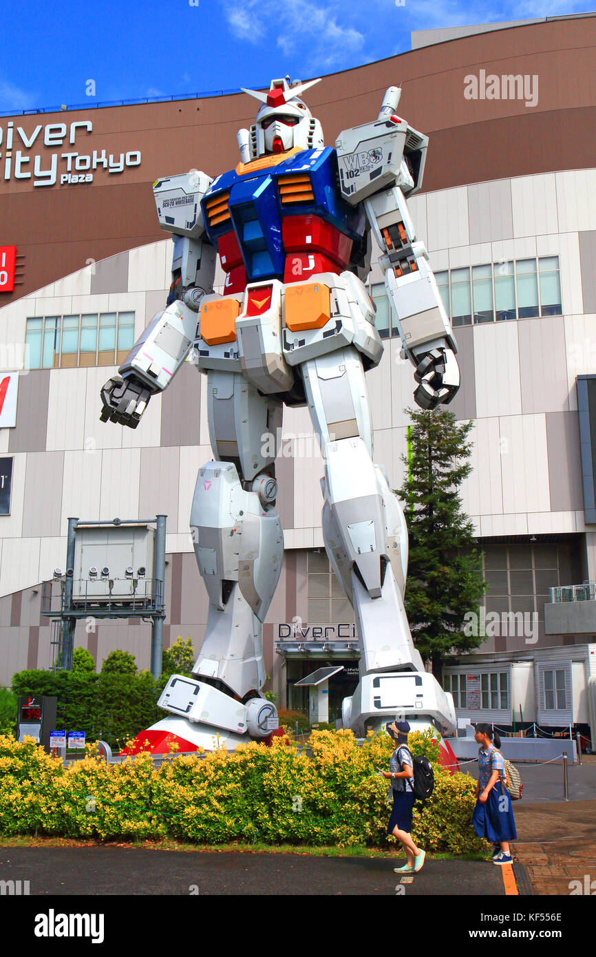 Japan, Tokyo. Gundam Stock Photo - Alamy