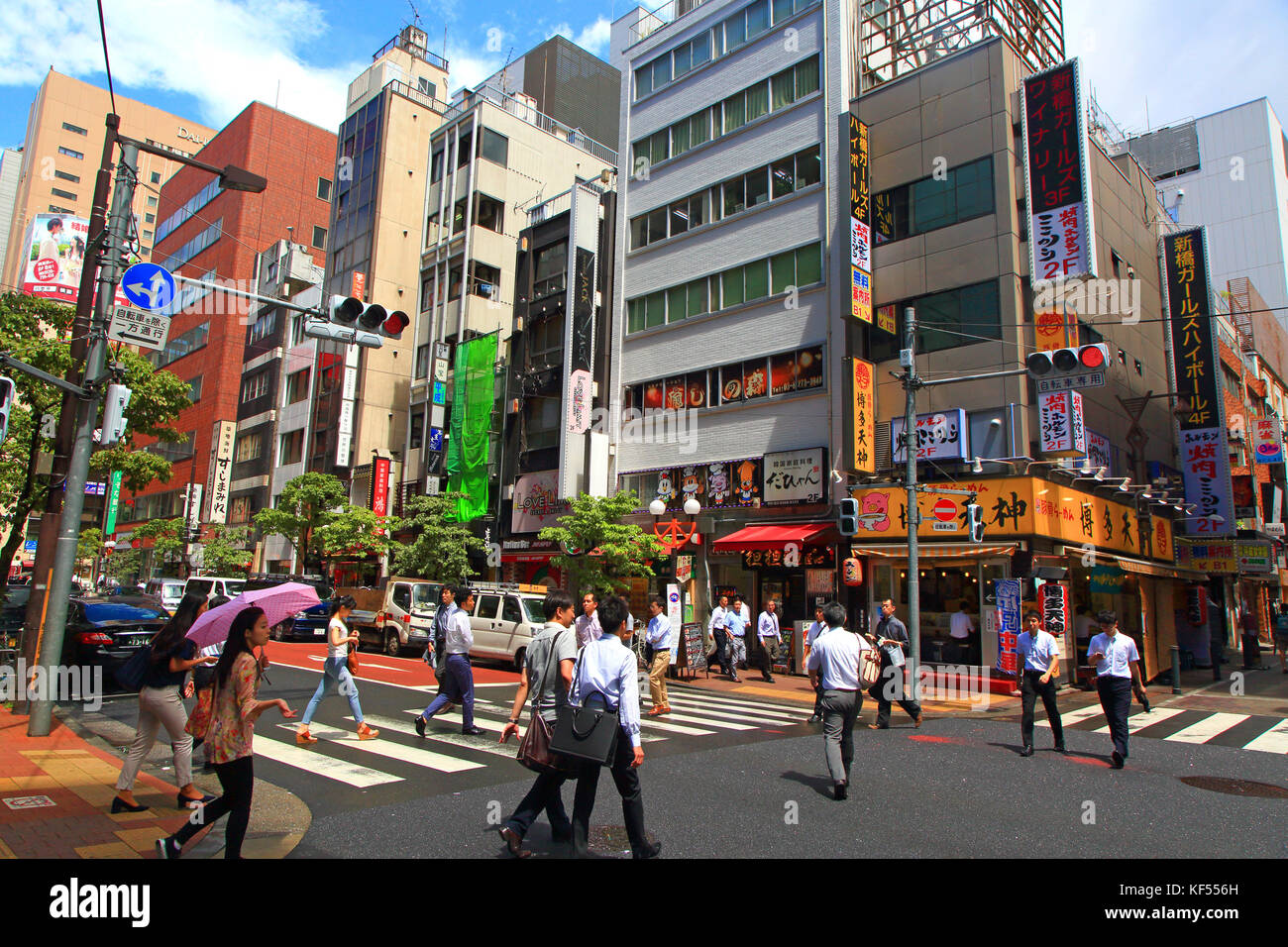 Japan, Tokyo, town center Stock Photo - Alamy