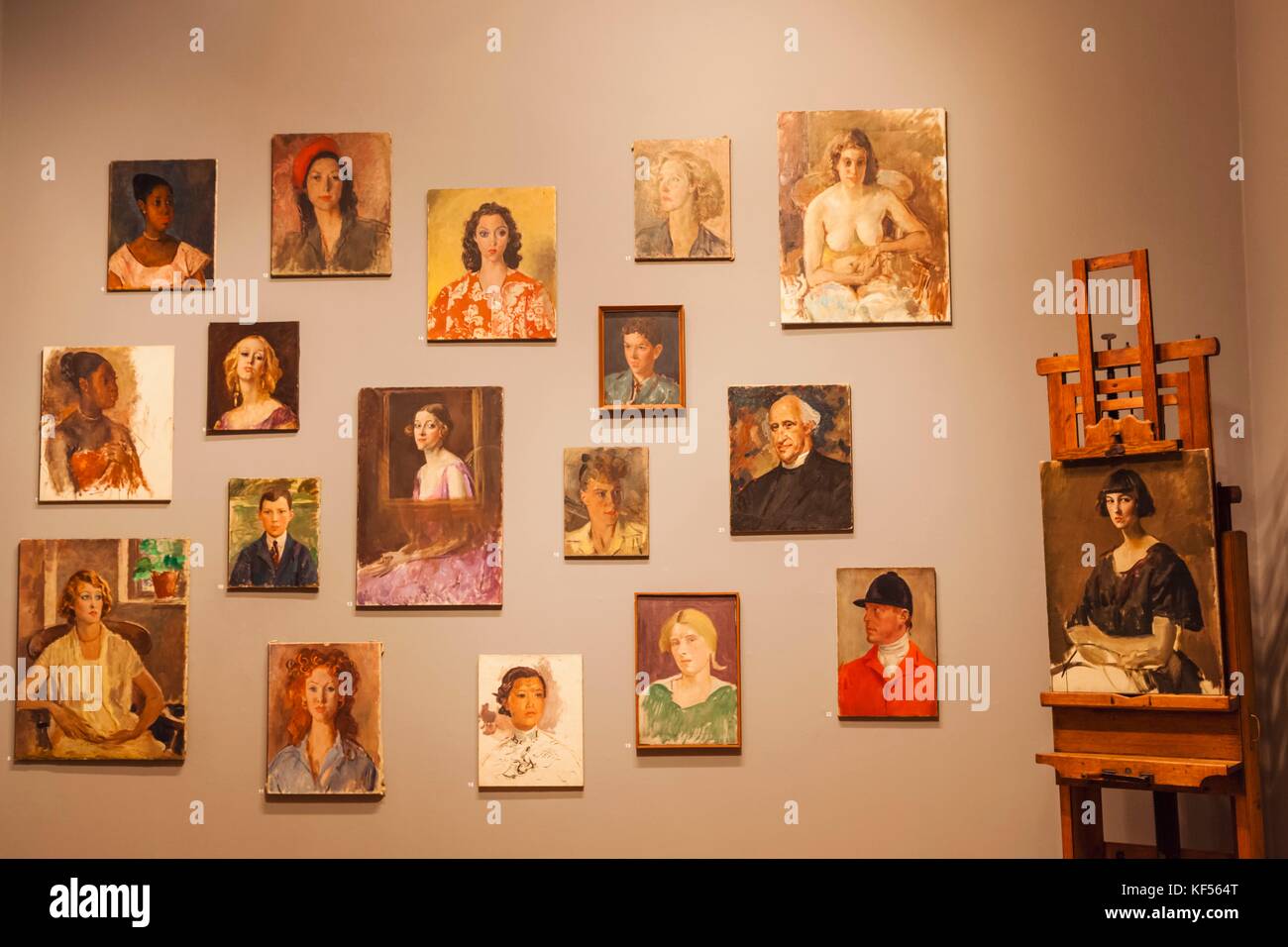 Wales, Cardiff, National Museum Cardiff, Exhibit of The Studio ...