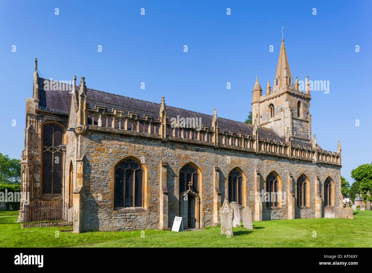 England, Worcestershire, Cotswolds, Evesham, Evesham Abbey, All Saints ...