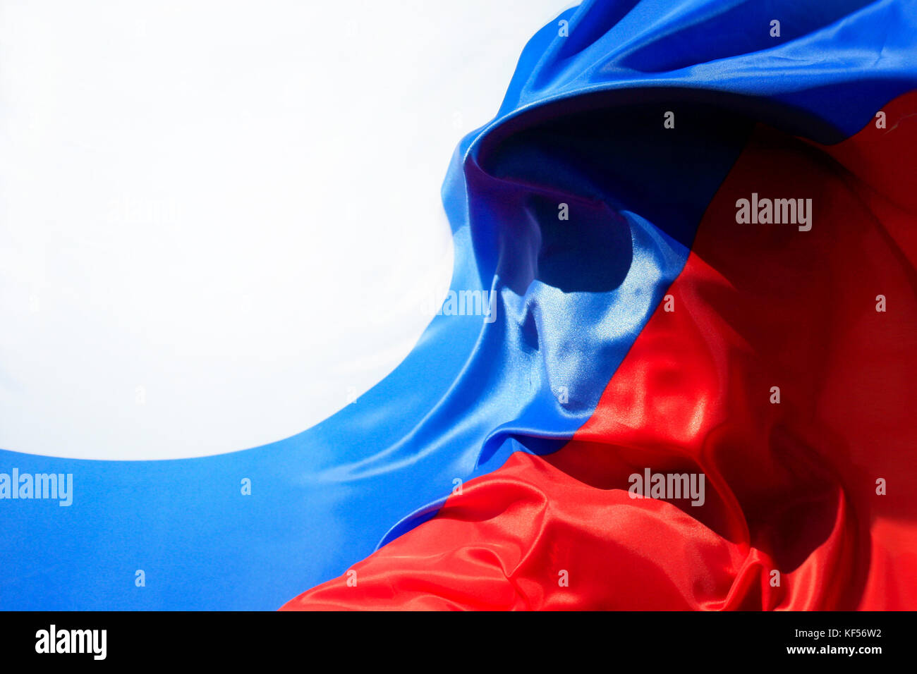 Colorful flag of Russia Stock Photo - Alamy