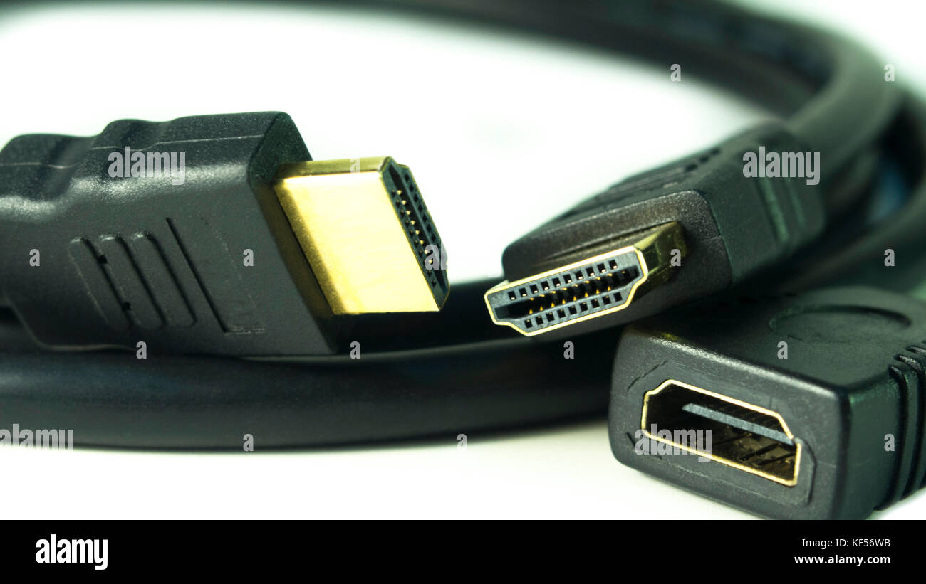 Black hdmi hi-res stock photography and images - Alamy