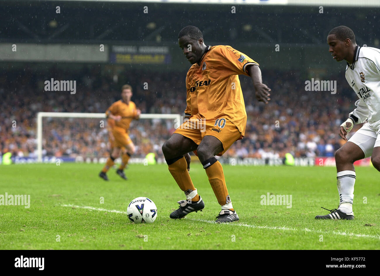 Wolverhampton Wanderers footballer Ade Akinbiyi 2000 Stock Photo - Alamy
