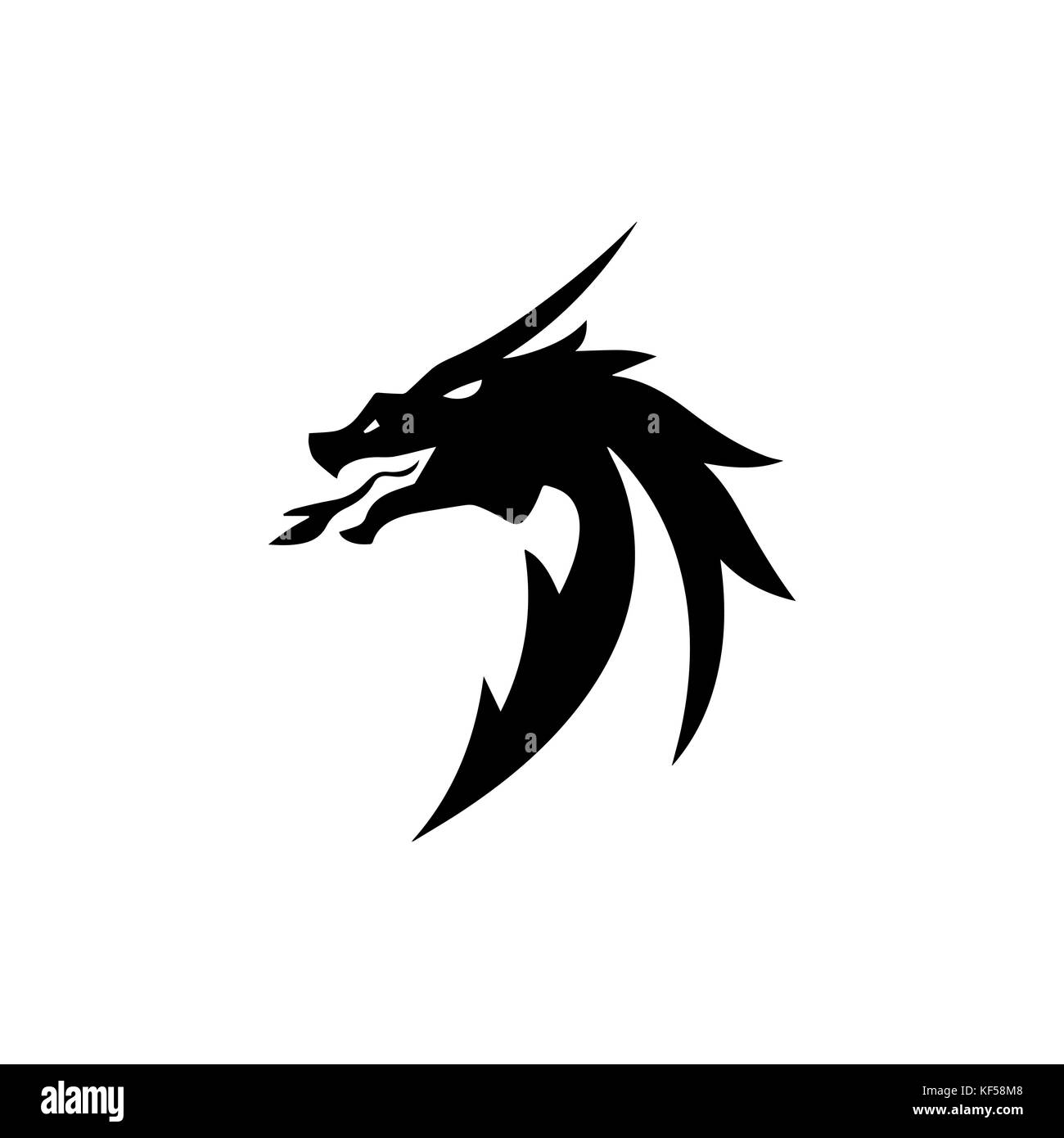 Dragon vector design Stock Photo - Alamy