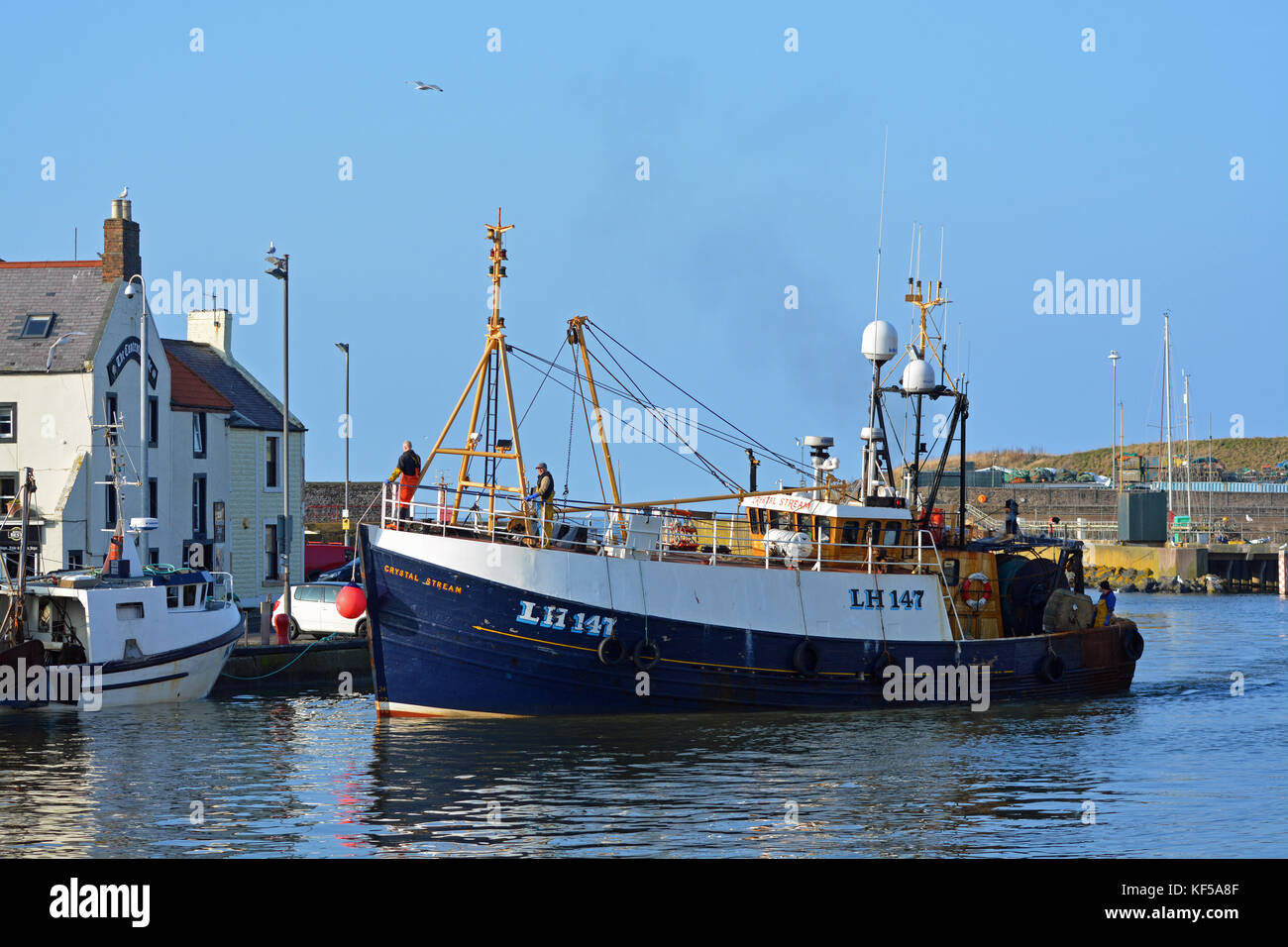 Crystal Stream Trawler at Eyemouth Harbour, Scotland Stock Photo - Alamy